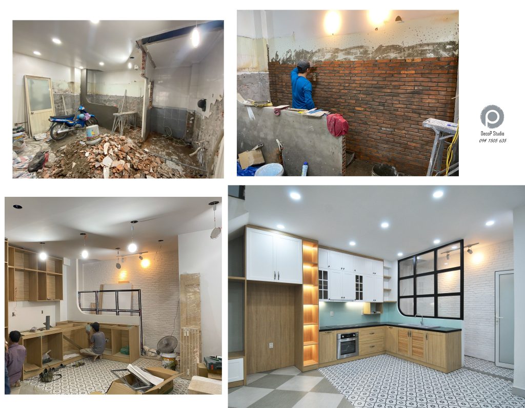 THI CÔNG CẢI TẠO NHÀ PHỐ Q.3 – DECO.P- Thiết Kế & Thi Công Nội Thất